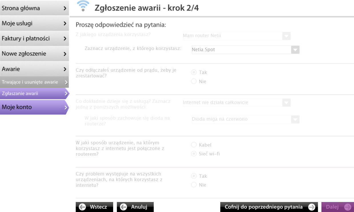 Pomoc techniczna i awarie - Pomoc - Netia